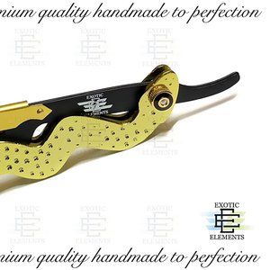 Exotic Elements | Grooming | New Stainless Steel Gold Black Shaving ...